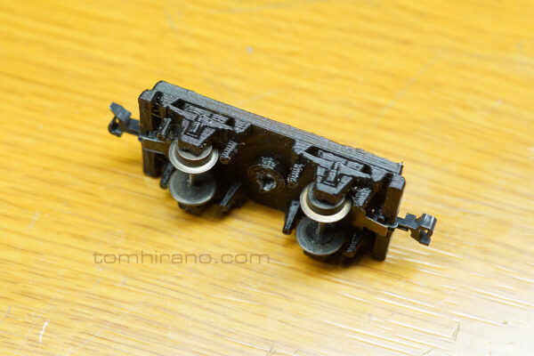 Converting Capsule Plarail to N scale and undercarriage with 3D printer ...