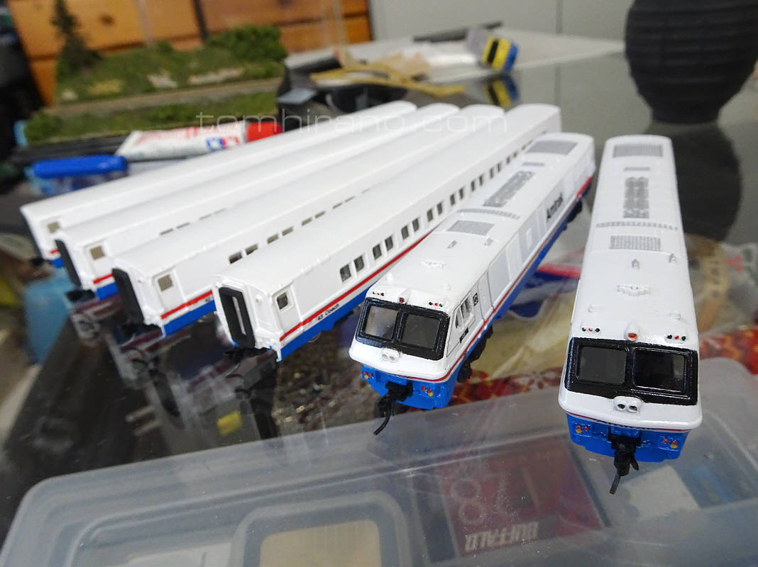 [海外] ボンバルディア LRC Amtrak Nゲージ製作 3 （仕上げ） | Hayer Trains