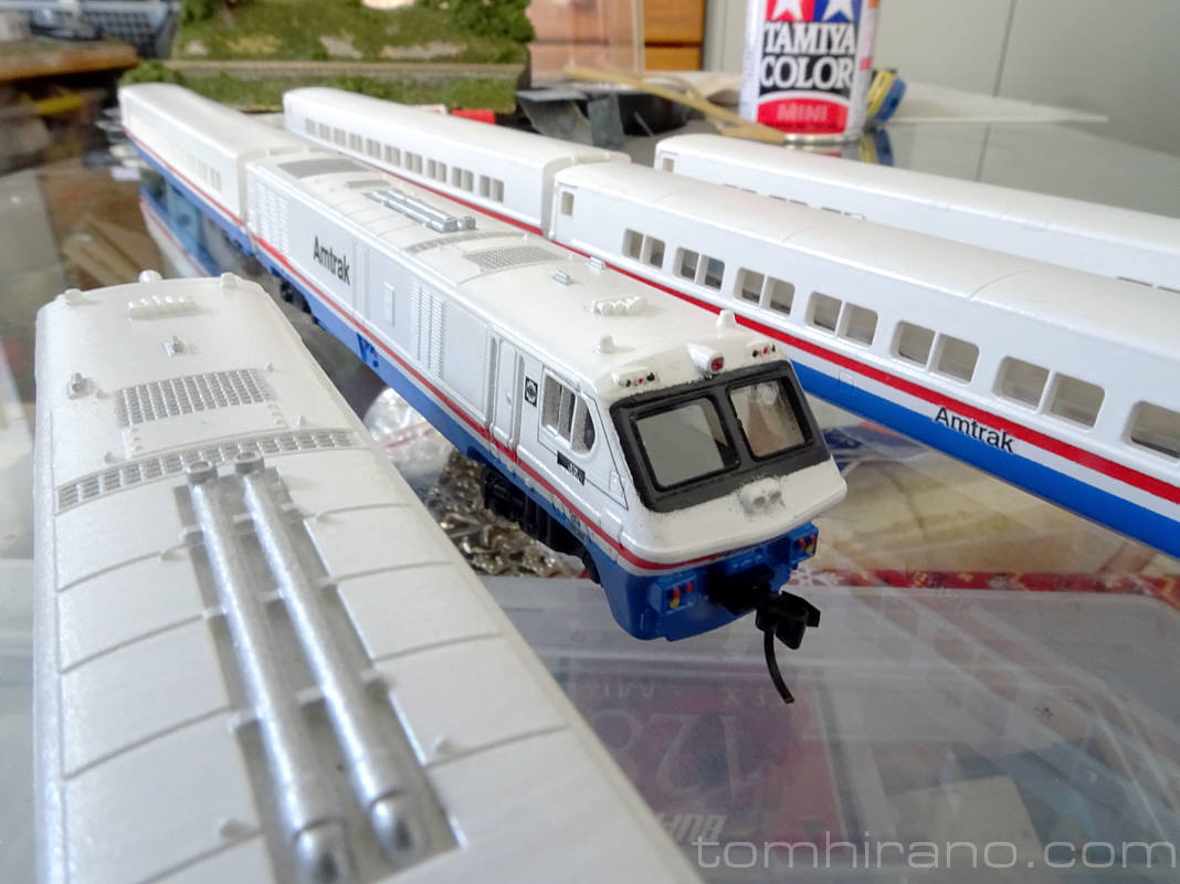[海外] ボンバルディア LRC Amtrak Nゲージ製作 3 （仕上げ） | Hayer Trains
