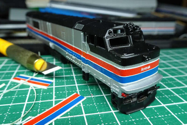 We built GE P30CH Amtrak (May 2020) | Hayer Trains